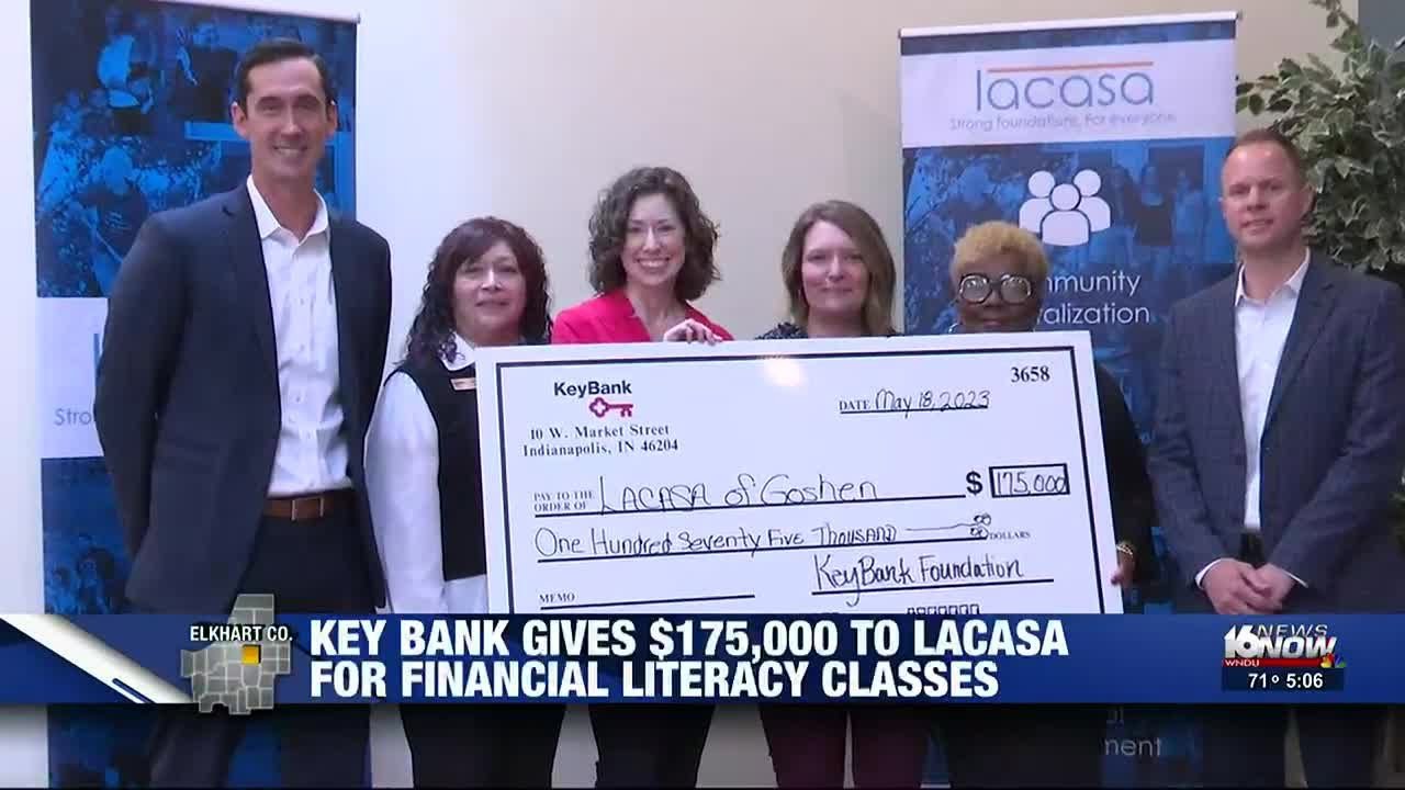 KeyBank gives $175K to Lacasa for financial literacy program - YouTube