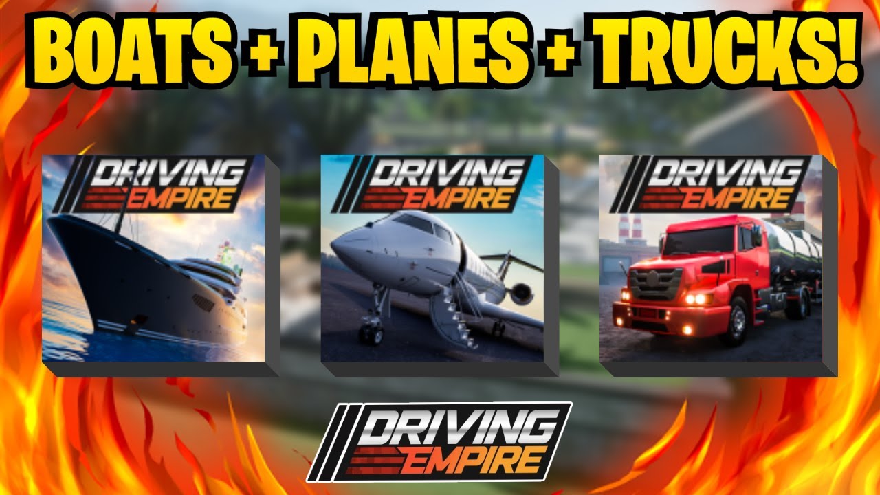 BOATS REVAMP + PLANES and TRUCKS COMING to Driving Empire! - YouTube