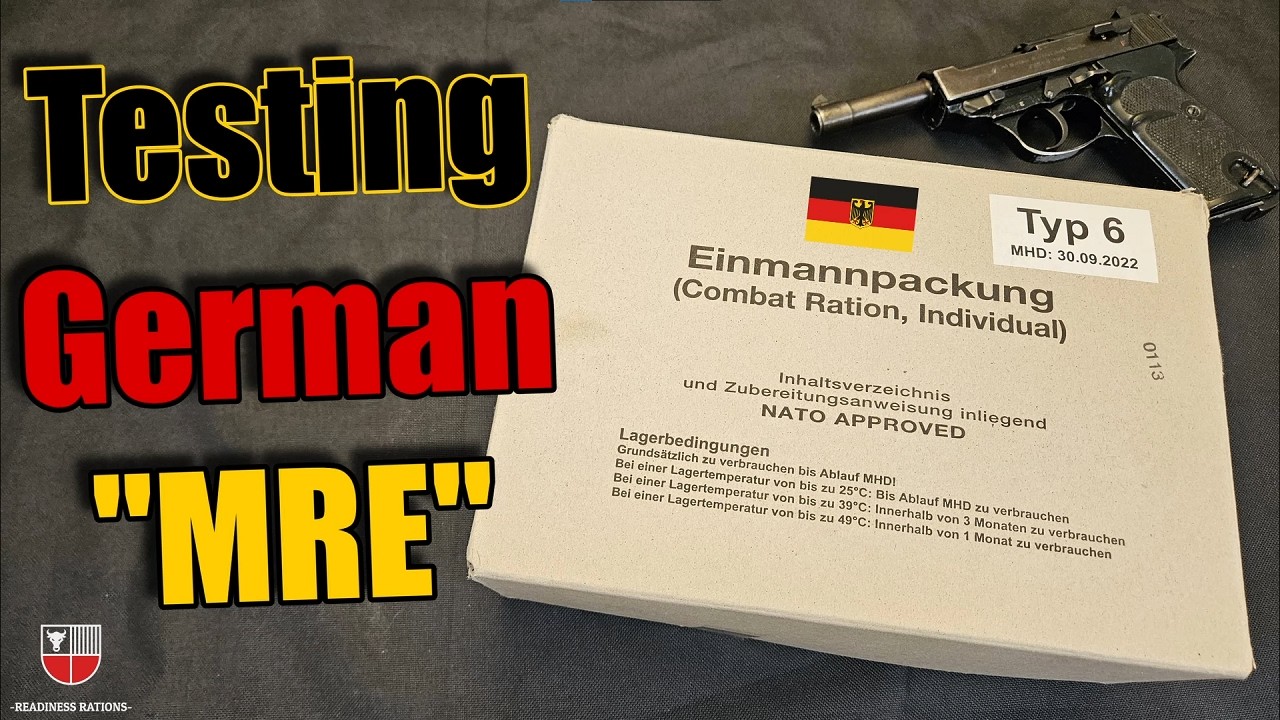 German Military MRE (EPA) 24-Hour Combat Ration 🇩🇪 Deutschland ...