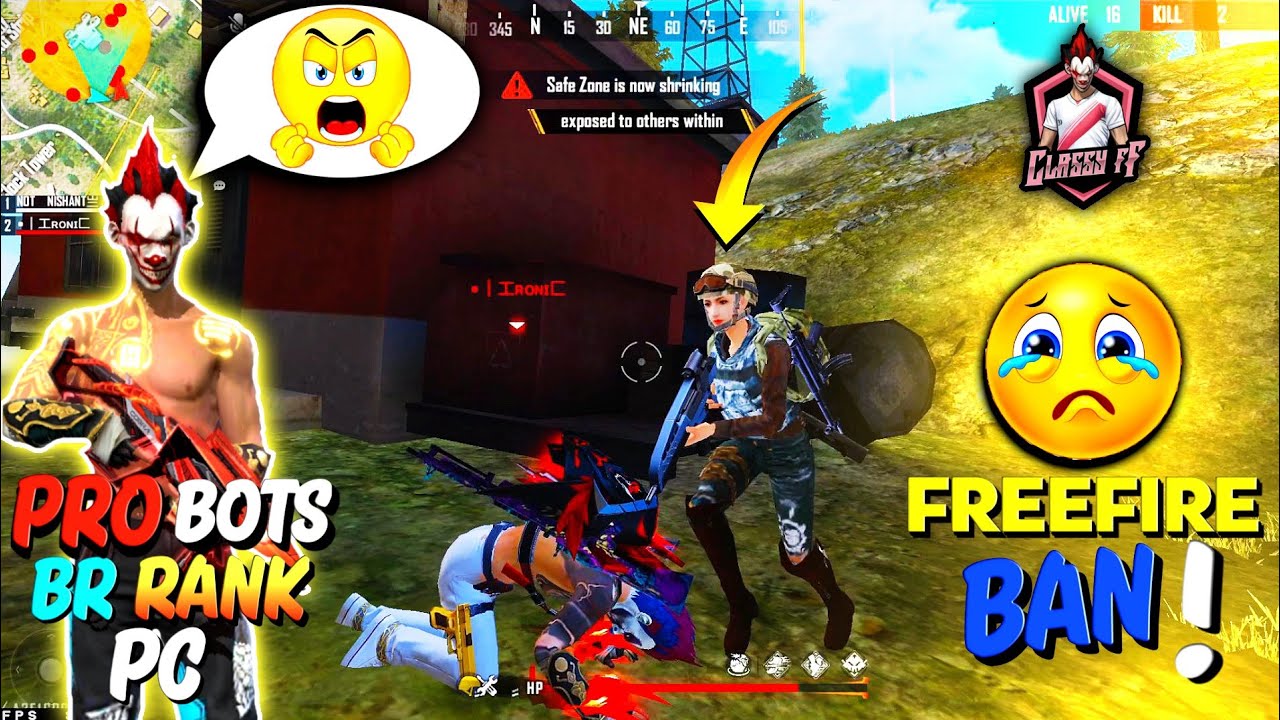 The Ultra Pro Max Bots of BR Rank in pc 😂😂| @classyfreefire Shocked By ...