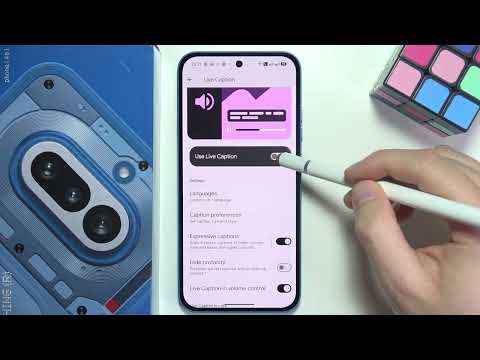 Nothing Phone 4a: How to Turn On/Off Live Captions