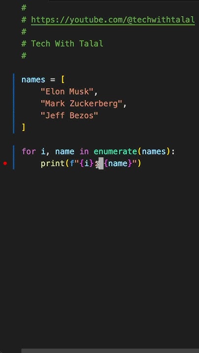 How to use enumerate with a custom start value #python #coding #programming - YouTube