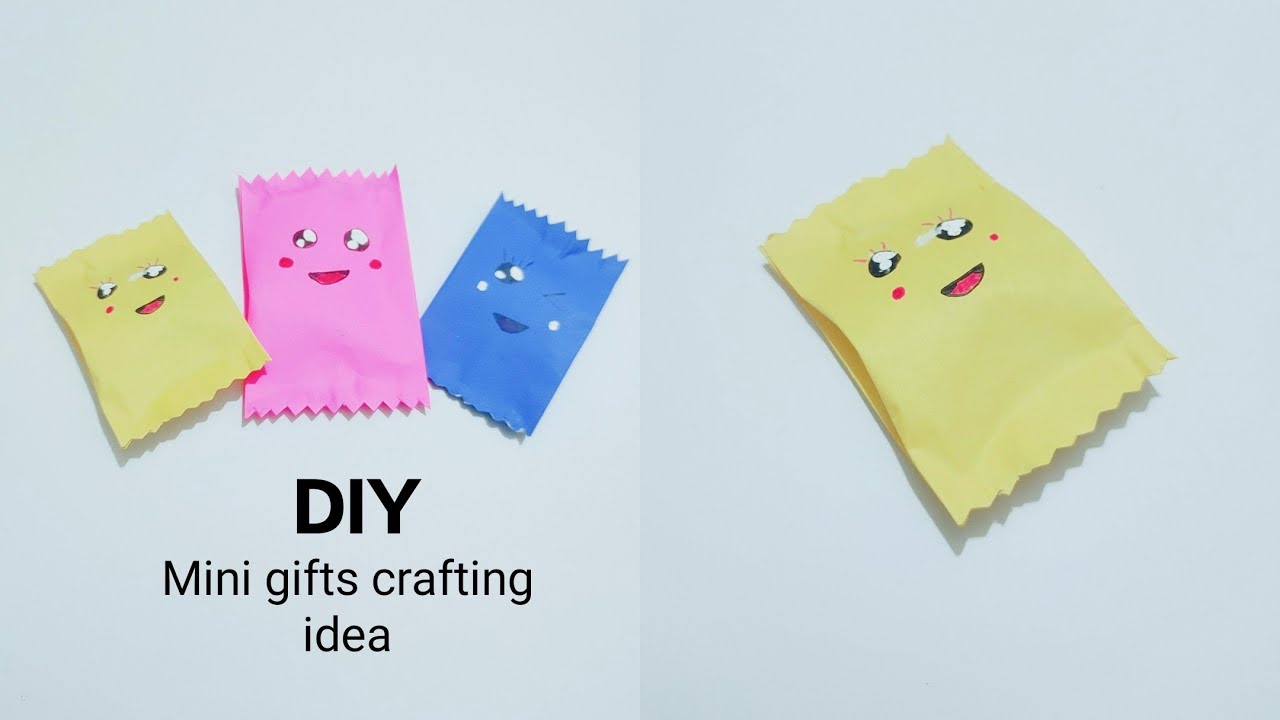 DIY mini gift ideas | paper gift crafts | School crafts | New year ...