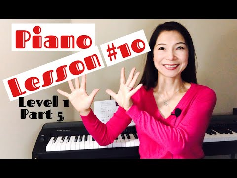 Youtube Piano Lesson #10 (Level1-part 4)Tonic, Dominant, rit., accent