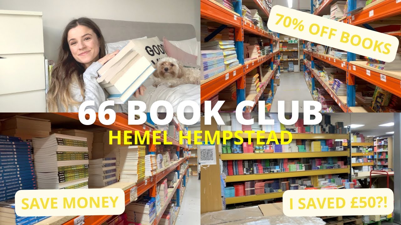 HOW TO GET 70% OFF BOOKS | 66 Book Club Hemel Hempstead Jan 2023 - YouTube