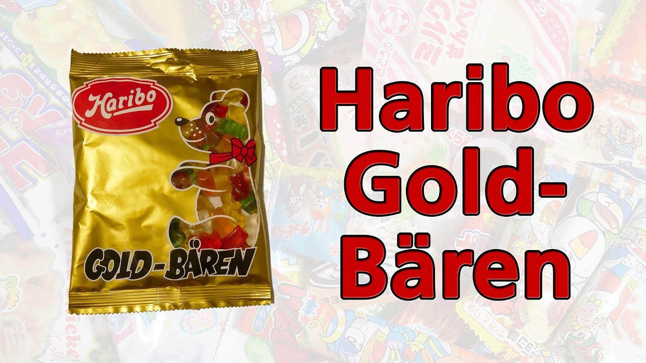 Haribo Gold-Bären Retro Look - German candy - YouTube
