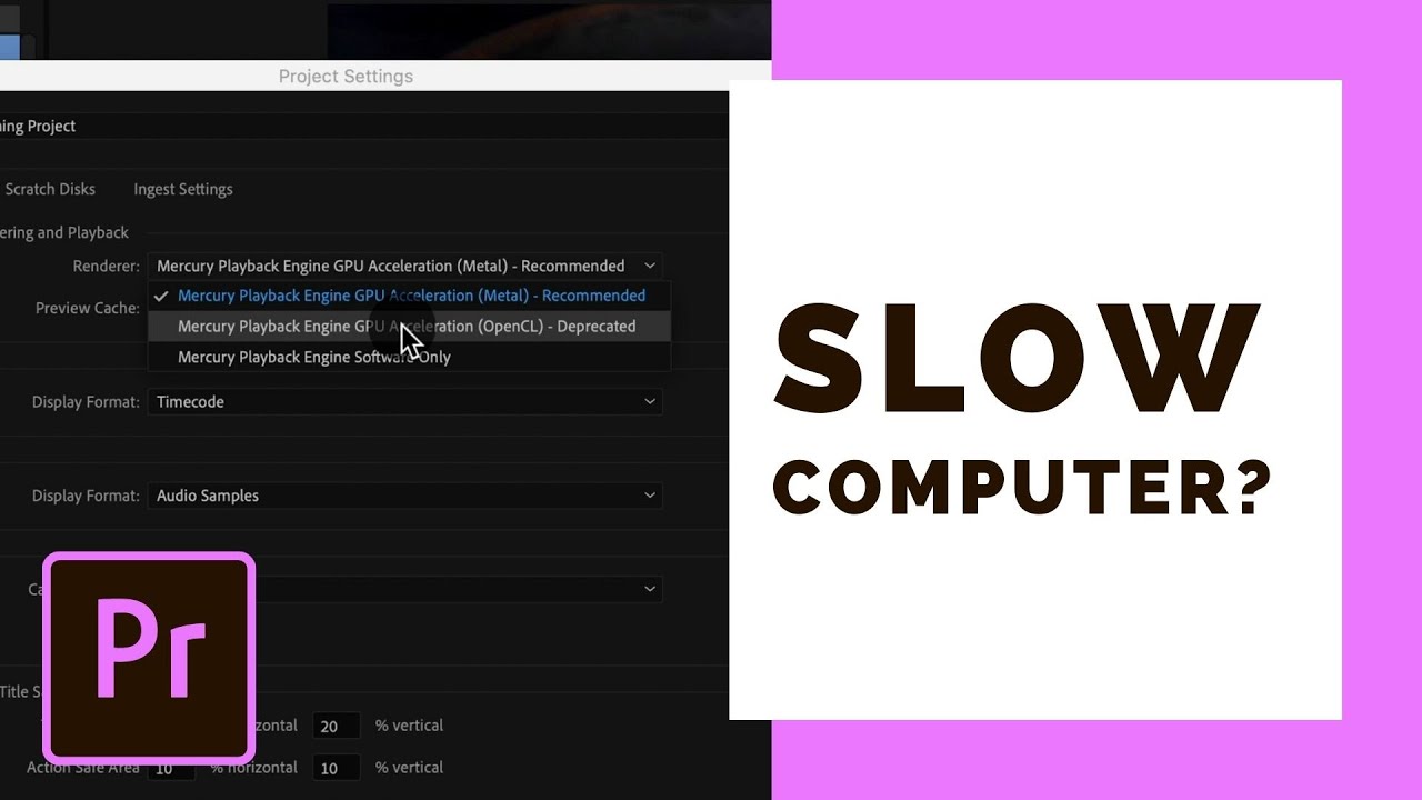5 Ways to Speed Up Premiere Pro on a Slow Computer - YouTube