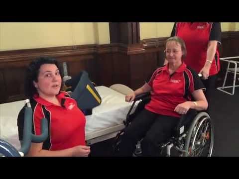 How to Use a Standing Machine - Sage Institute of Aged Care - YouTube