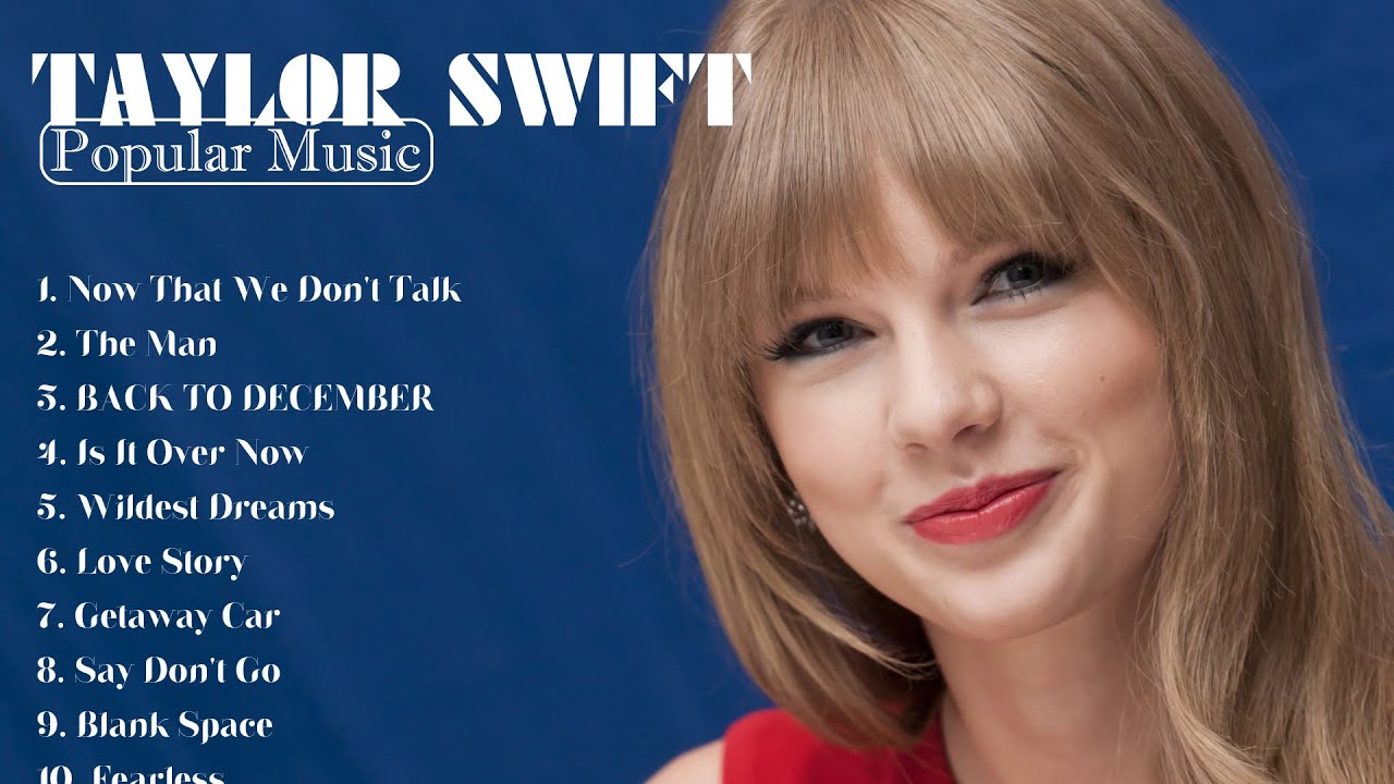 Taylor Swift Best Pop Music Playlist on Spotify 2024 - YouTube