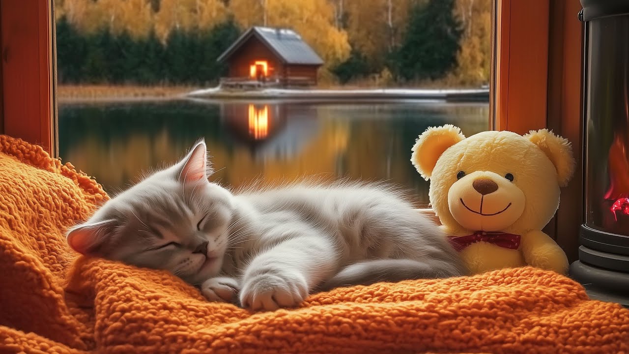 Soothing Sounds for Anxious Cats 🐾 Calming Music & Cozy Atmosphere for ...