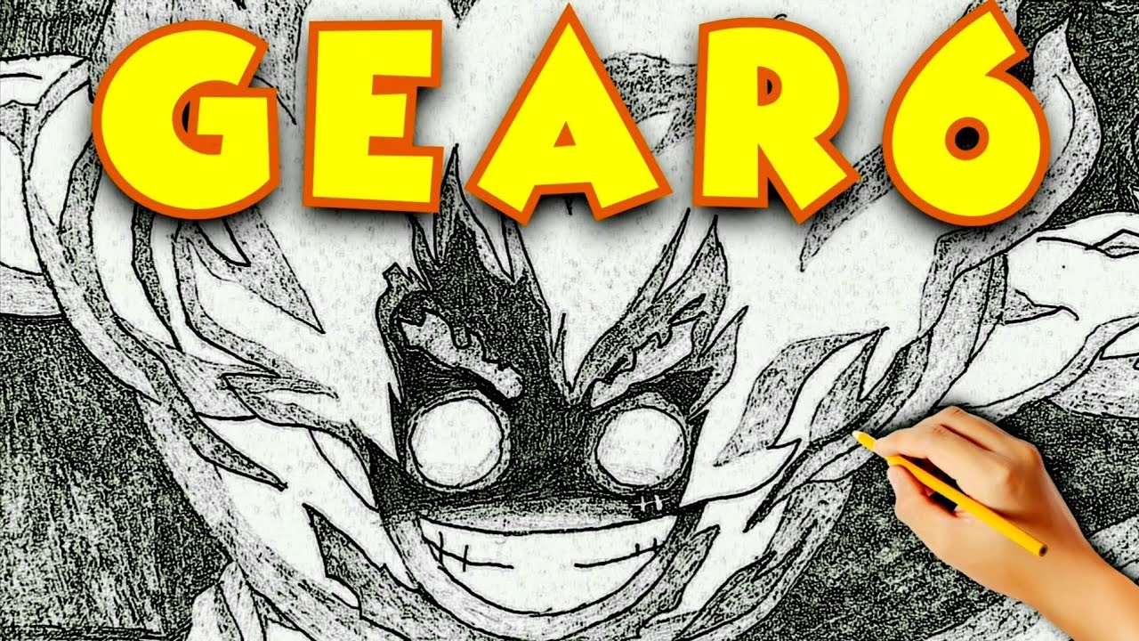 Next Level Luffy Gear 6 Sketch! Manga Style Concept Art Unveiled ...
