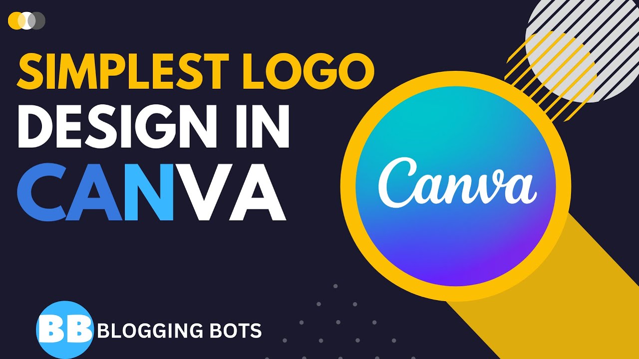 How to Create a Simple LOGO Using CANVA - YouTube