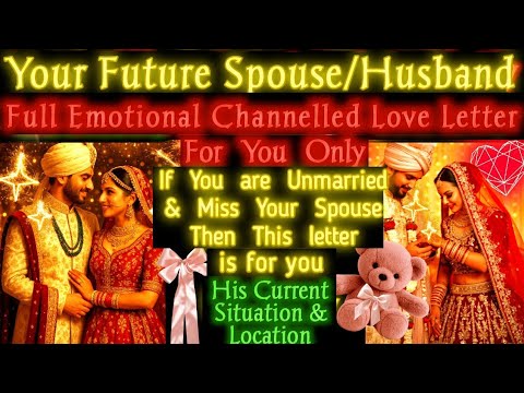Your Future Spouse Love letter Feelings emotions| Unmarried Special Tarot reading Hindi Pick a Card 