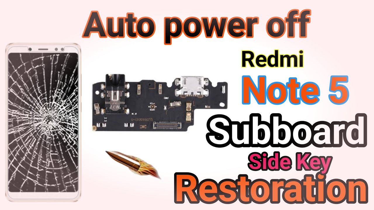 Redmi Note 5 Charging Issu Auto Reboot Problem solve | charging problem ...