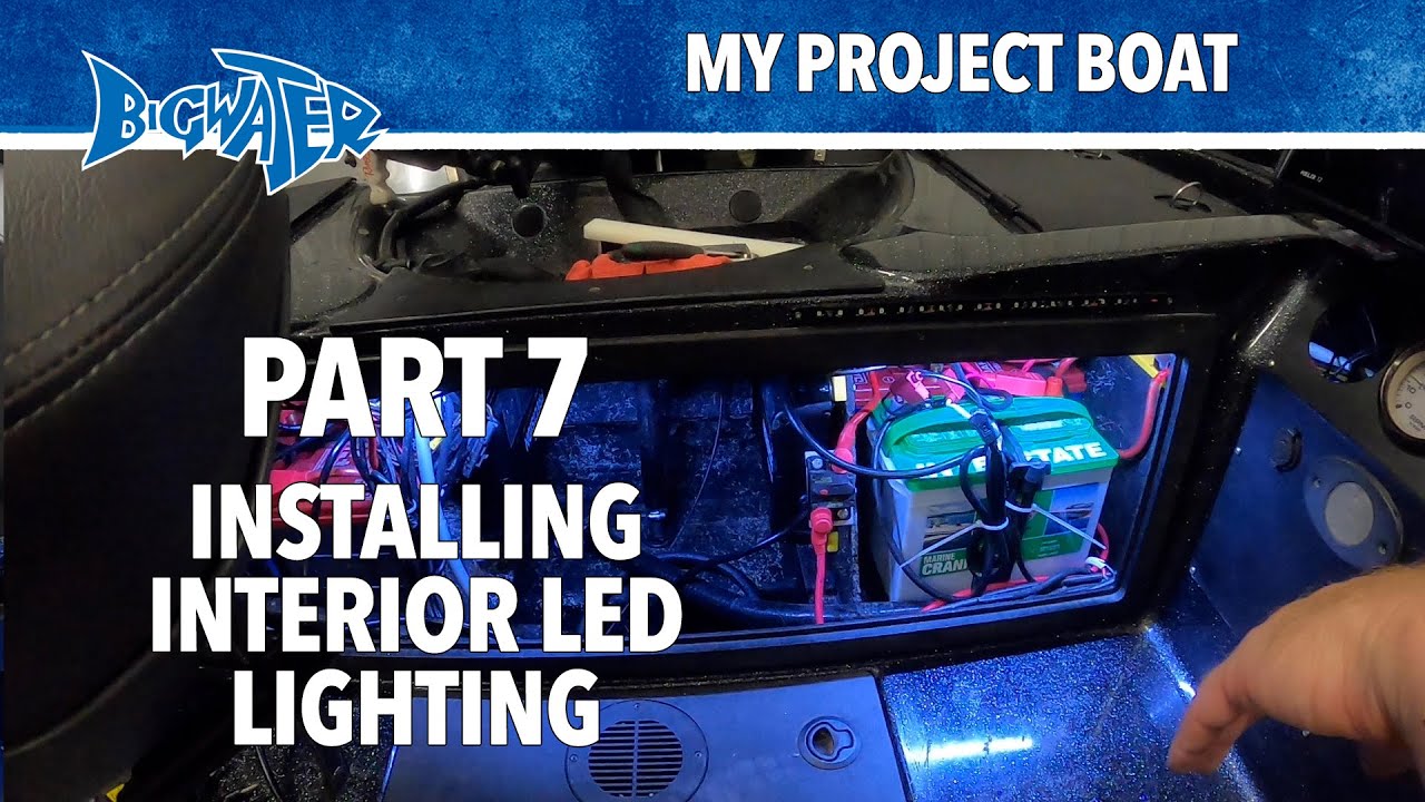 Installing LED Lights in My Boat | Project Boat Restoration Part 7 ...