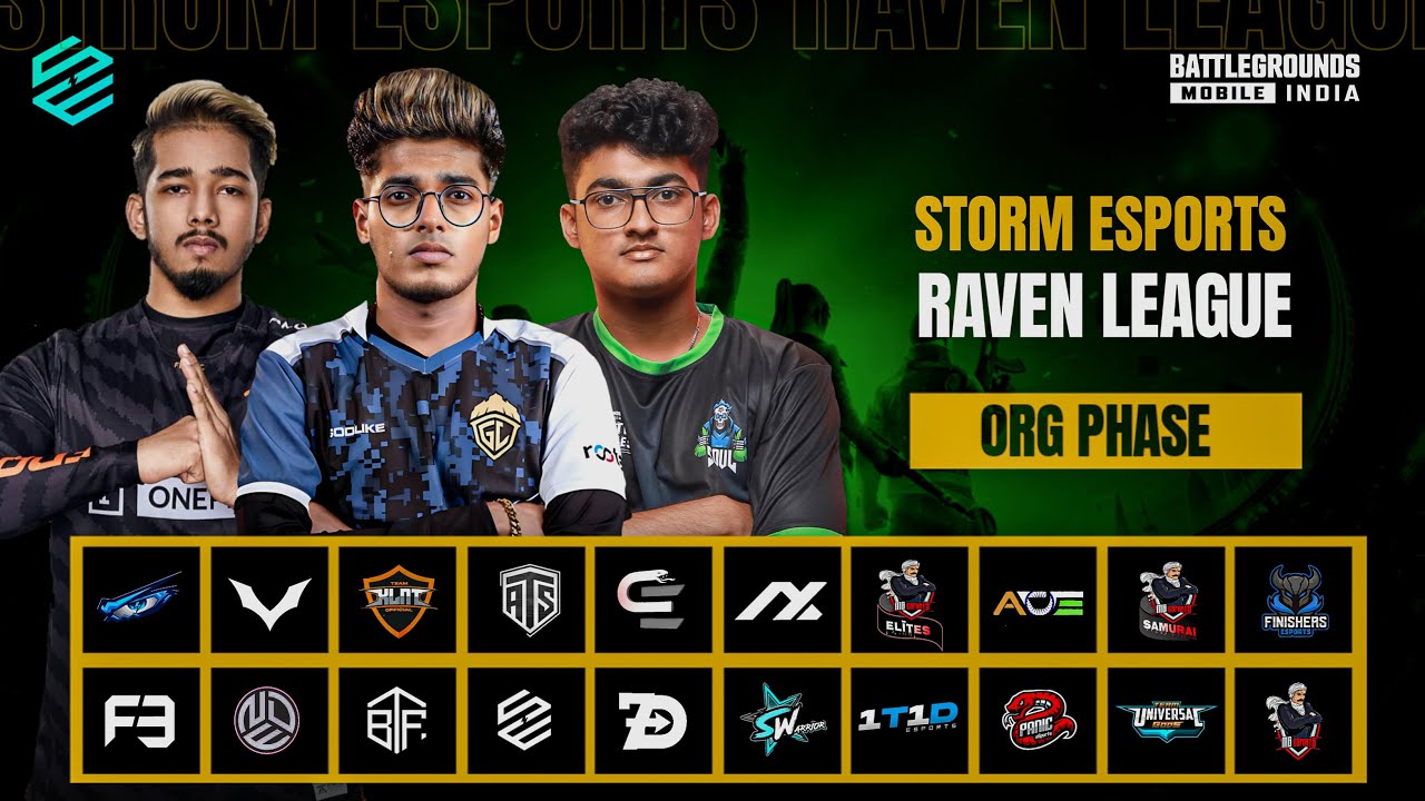ORGANISATION PHASE 💥 | 6K RAVEN LEAGUE S1 | STORM ESPORTS - YouTube