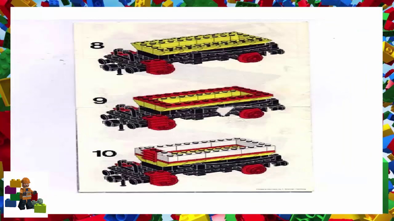 LEGO instructions - Trains - 7816 - Shell Tanker Wagon - YouTube
