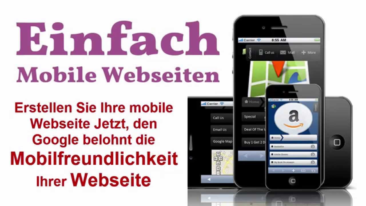 Einfach mobile Webseiten erstellen- Mit Easy Mobile Homepage - Das ...