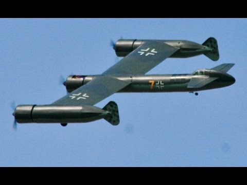 BLOHM & VOSS BV P.170 (EP) - LARGE SCALE RC KEN AT WILLIS WARBIRDS MEET - 2014