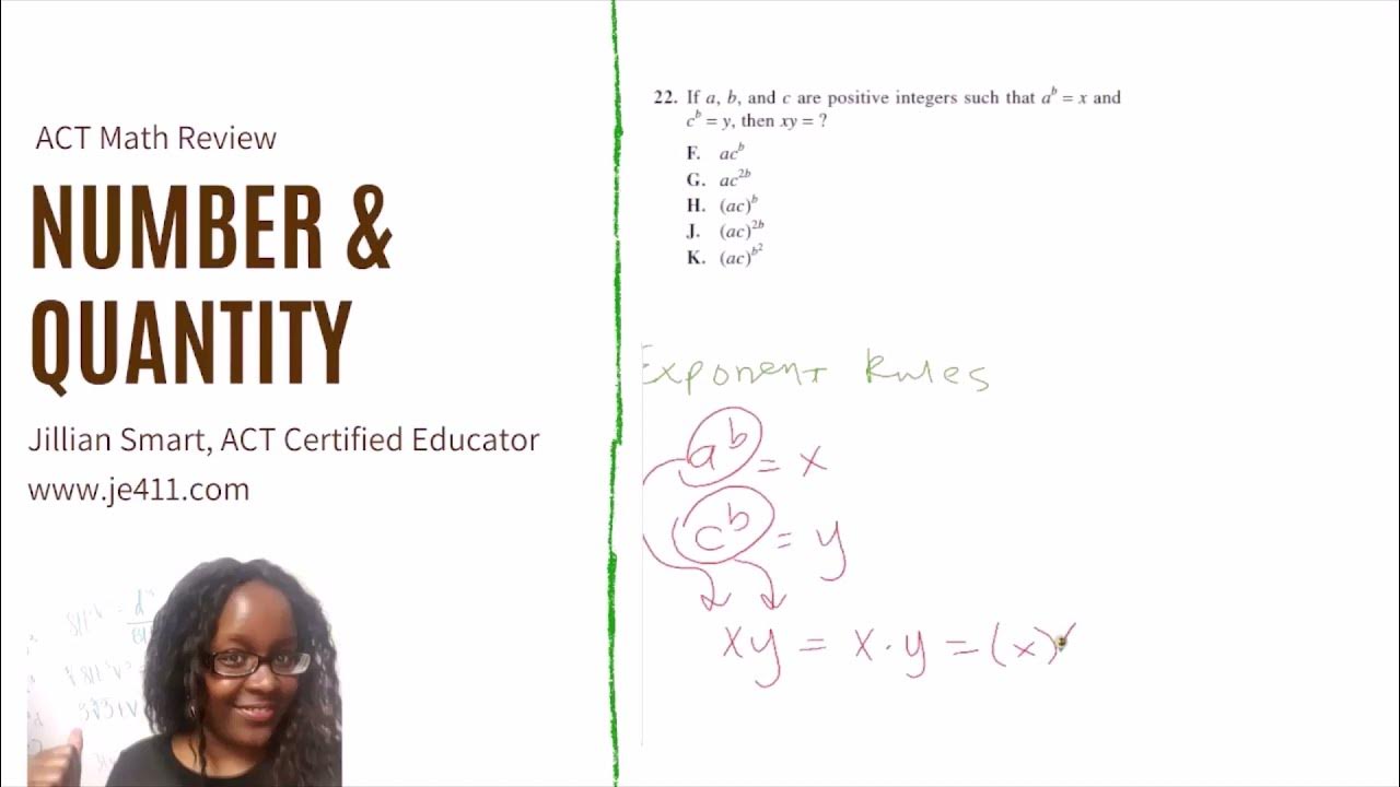 Preparing for the ACT - ACT Math Review (Exponent Rules) - YouTube