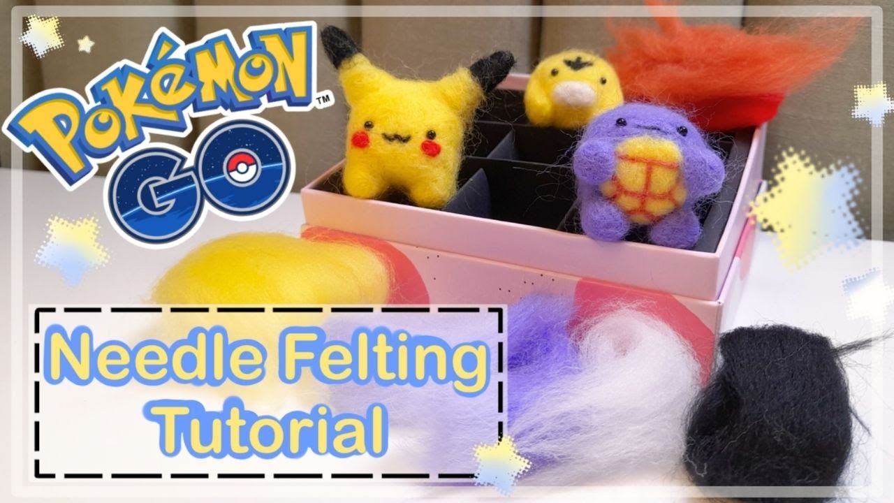 Pokémon Felting for Beginners - Unbox Electric Felting Machine # ...