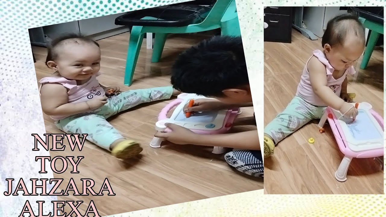 JAHZARA ALEXA new TOY / MAGNETIC DRAWING BOARD #parcel #newtoys # ...