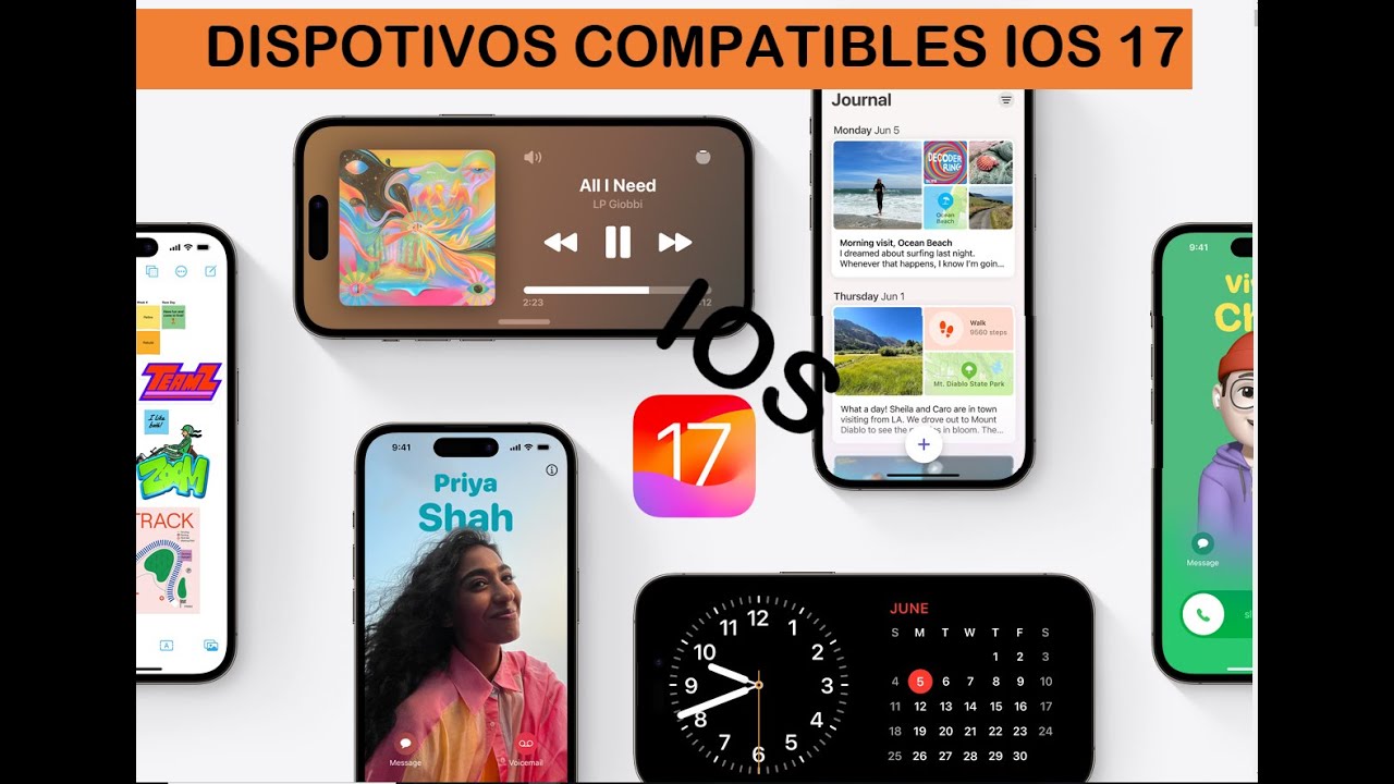 Descubre si tu iPhone es compatible con iOS 17, Iphone 8 IOS 17 ...