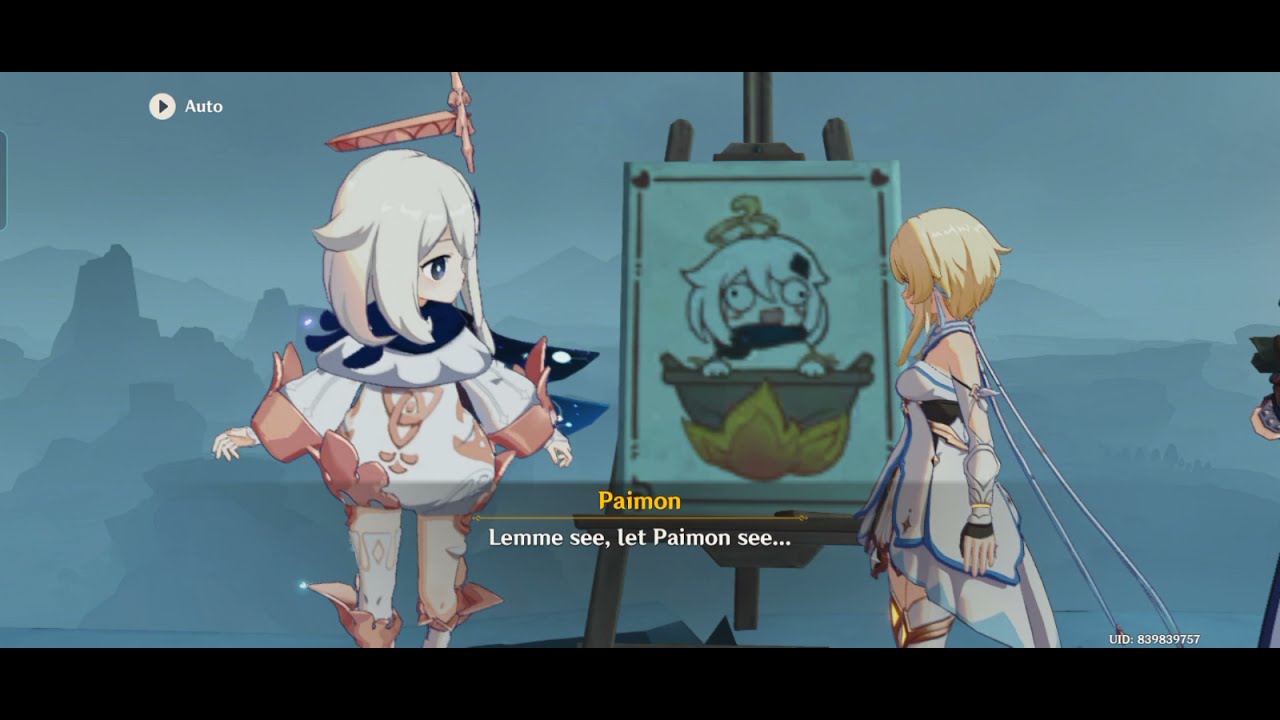 Painting Paimon with Albedo - YouTube