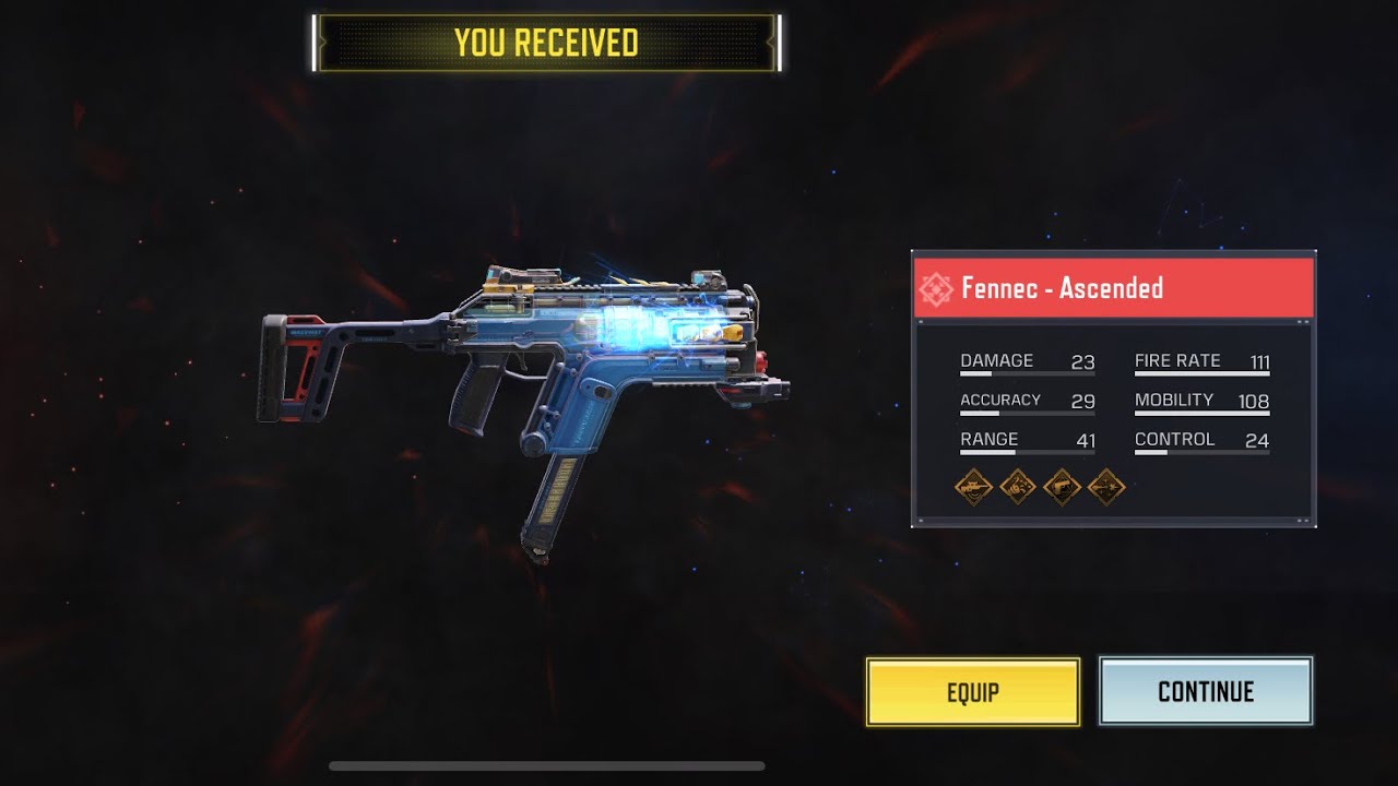 Full Draw Mythic Fennec Ascended | Call of Duty Mobile - YouTube