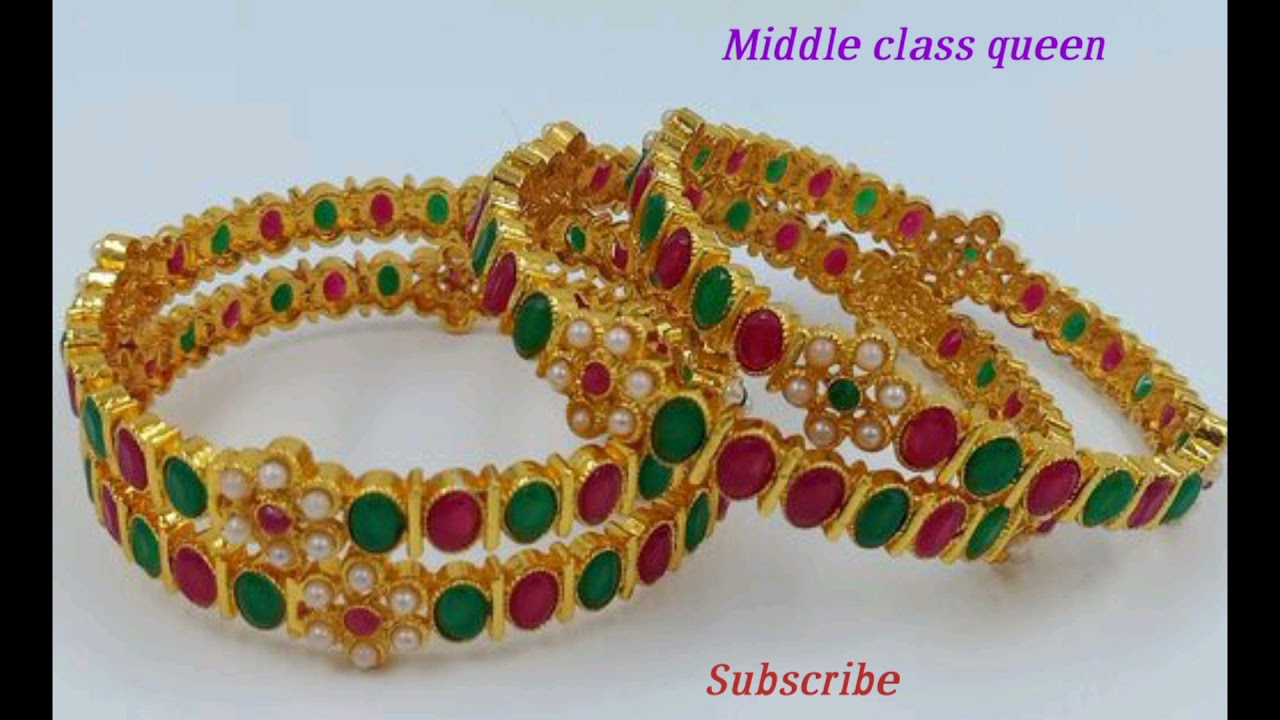 RUBY stone Bangles in meesho RS 200 only Review in Tamil - YouTube