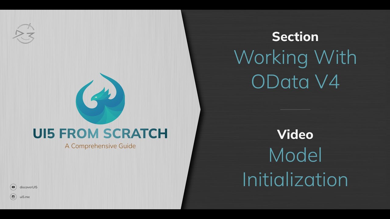 101 Ui5 Odata V4 Model Initialization Youtube