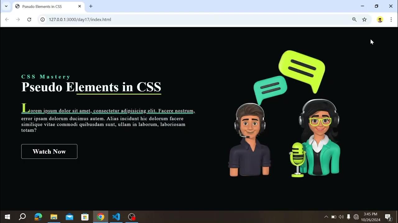 🎯 𝐃𝐚𝐲 𝟏𝟕 𝐨𝐟 𝐂𝐒𝐒 𝐌𝐚𝐬𝐭𝐞𝐫𝐲 - 𝐂𝐫𝐞𝐚𝐭𝐢𝐧𝐠 𝐕𝐢𝐬𝐮𝐚𝐥 𝐃𝐞𝐭𝐚𝐢𝐥𝐬 𝐰𝐢𝐭𝐡 𝐏𝐬𝐞𝐮𝐝𝐨-𝐄𝐥𝐞𝐦𝐞𝐧𝐭𝐬 𝐢𝐧 𝐂𝐒𝐒! 🌟 - YouTube