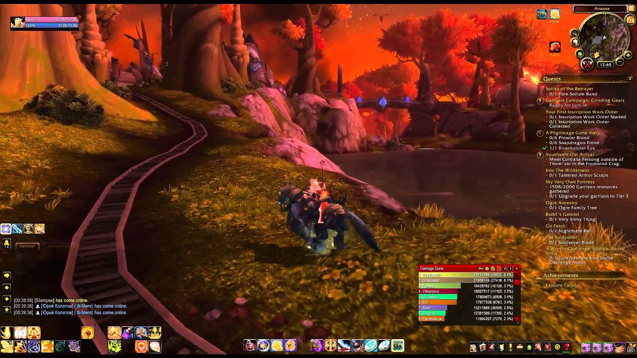 Where is Aruuna WoD Explore Talador - YouTube