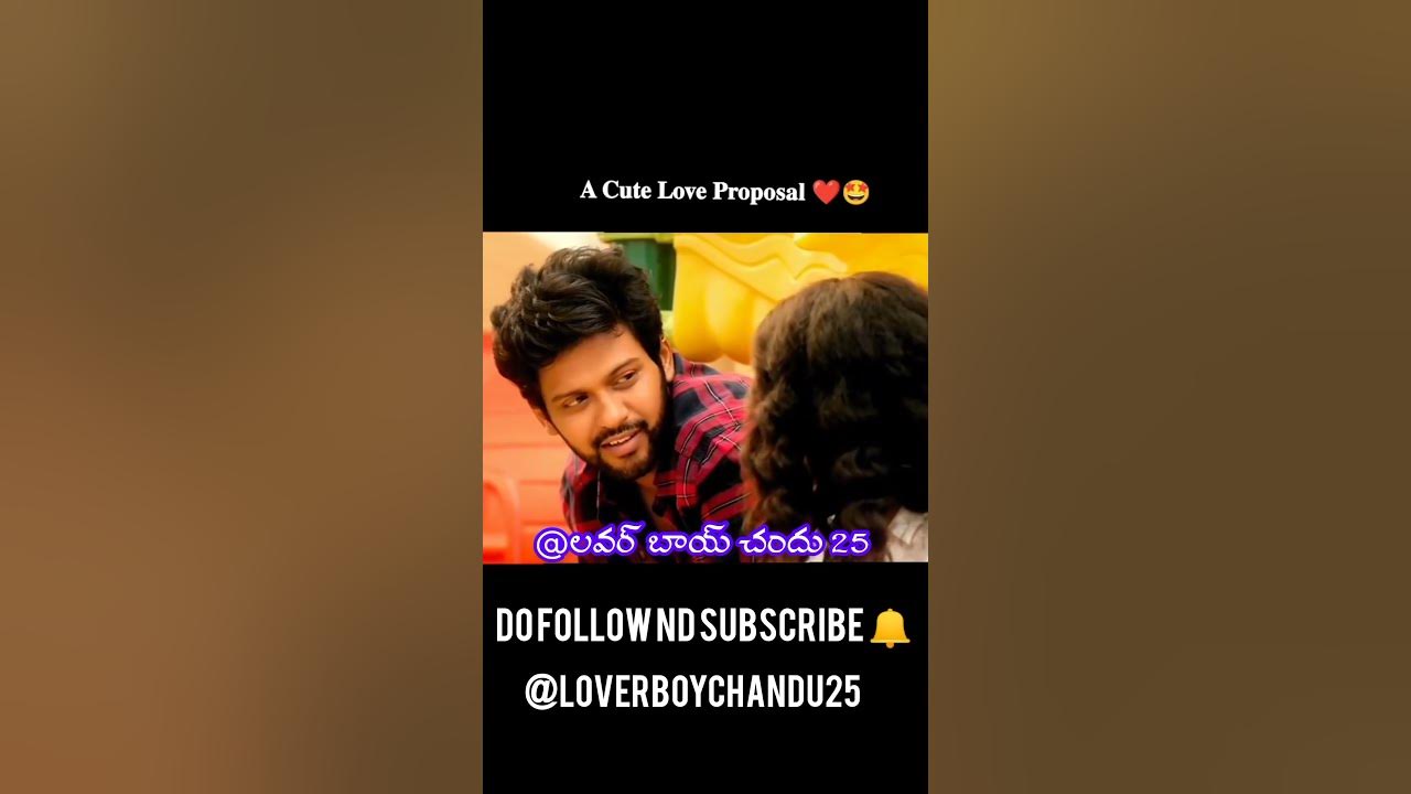 💘 A Cute Love Proposal ️🥰 - YouTube