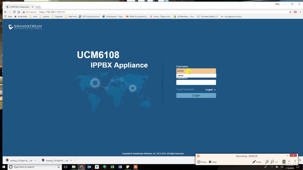 Grandstream UCM 61xx and 65xx Upgrade from version 1.0.9.x to current ...