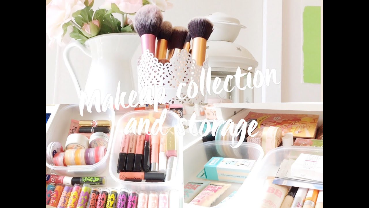 ♡makeup Collection And Storage♡ Youtube