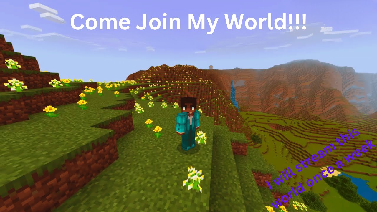 Come Join My World!!! I Will Stream This World Once A Week - YouTube