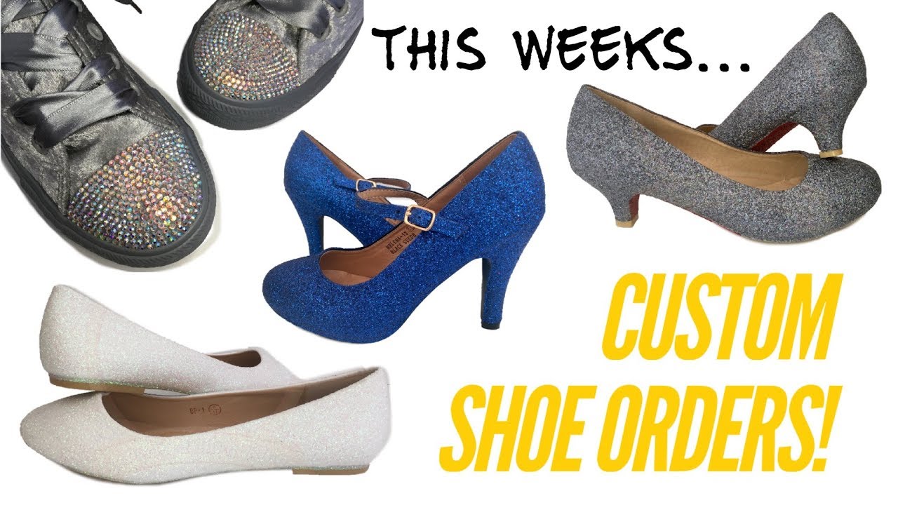This Weeks Custom Shoe Orders | ETSY Shop Owner - YouTube