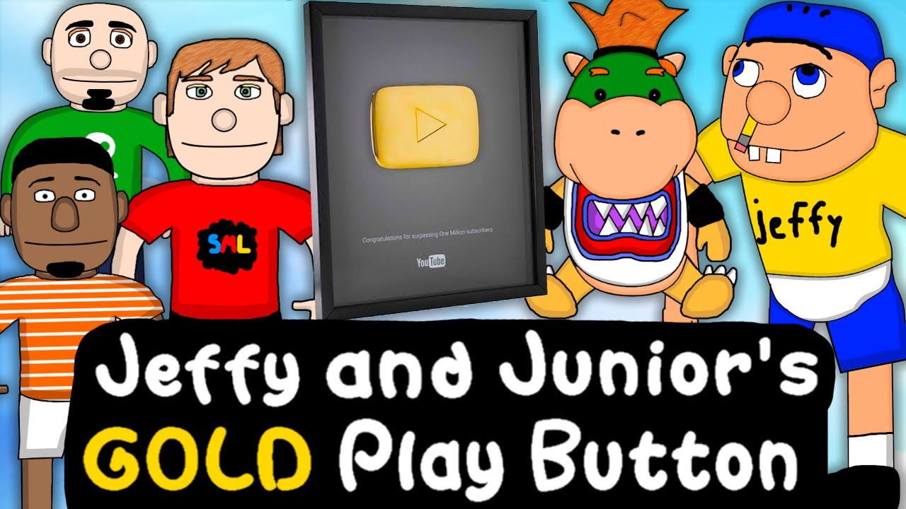 SML Movie: Jeffy and Junior's Gold Play Button! Animation - YouTube