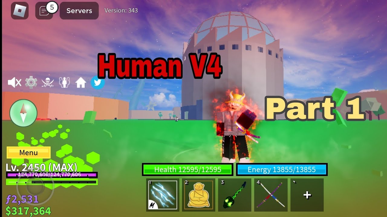 Bloxfruit | Human V4 Part 1 - YouTube