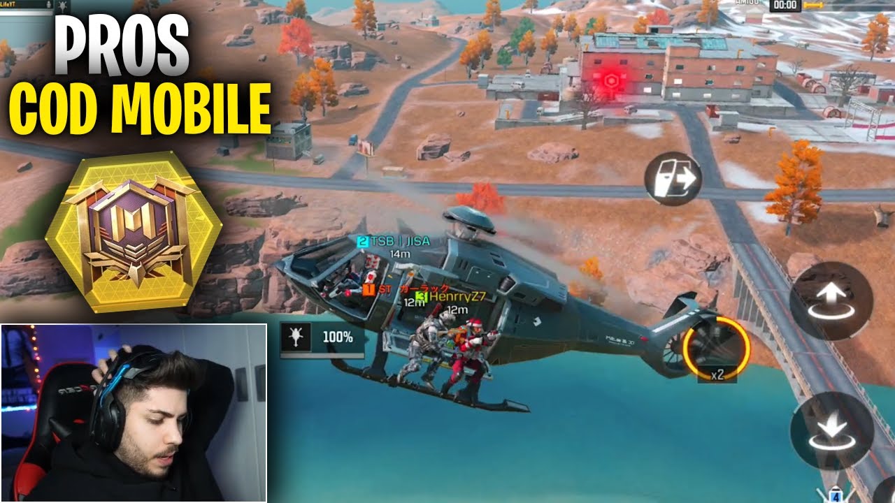 ¡JUGANDO CON PROS DE COD MOBILE, RANGO LEYENDA EN EL BATTLE ROYALE ...