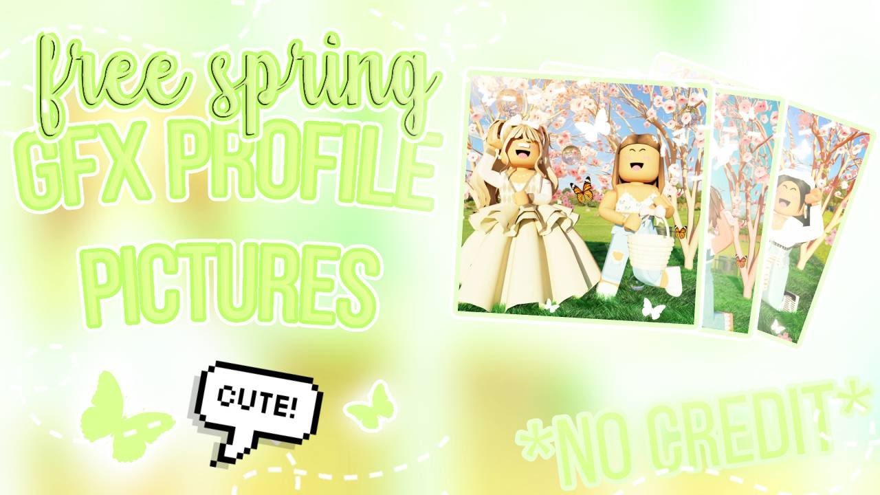 3 *FREE* Spring GFX PROFILE PICTURES! || jhxnddelii💚 - YouTube