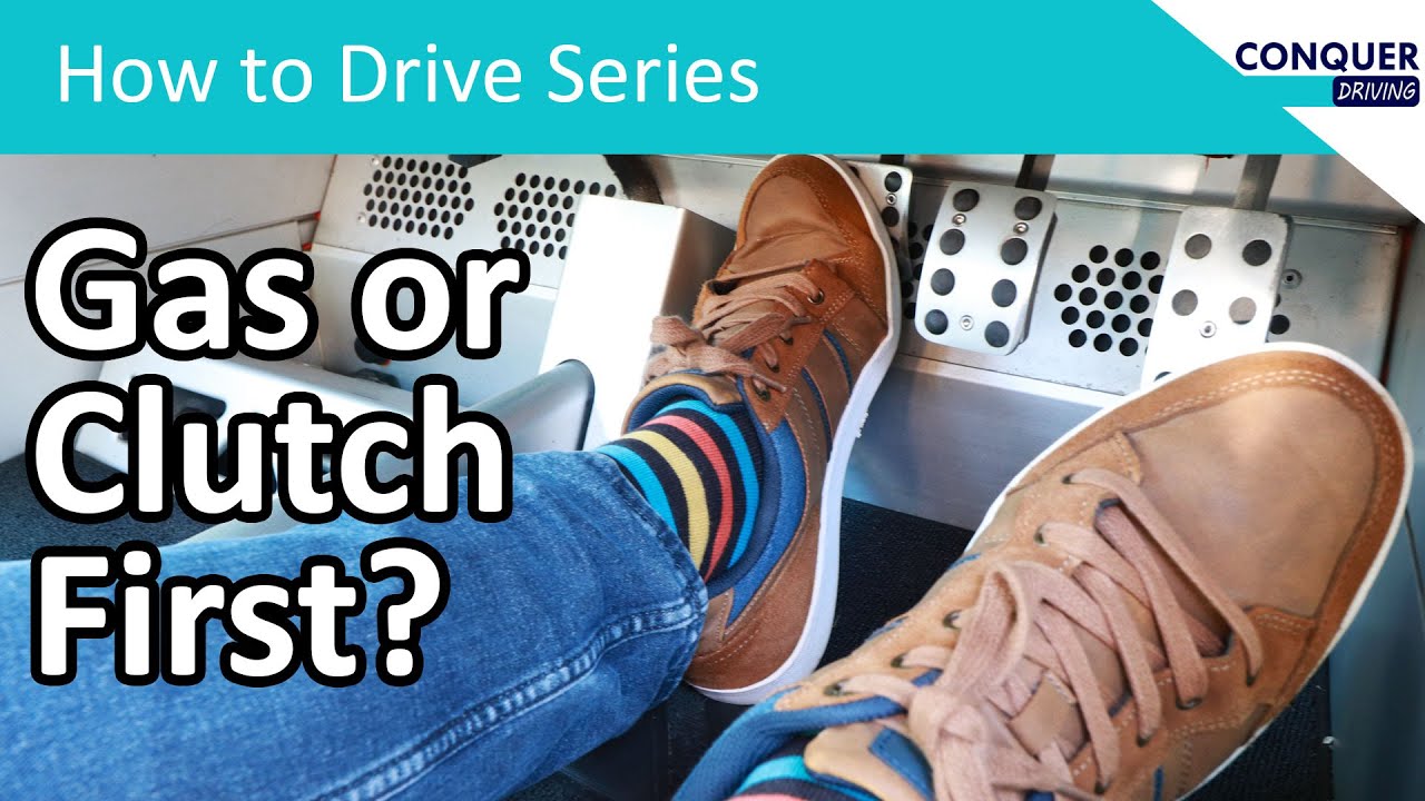 Gas before clutch or clutch before gas - moving a manual car from a ...