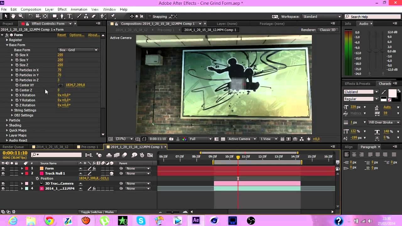 #18 Tutorial Motion Track / Trapcode Form | By iCPN - YouTube