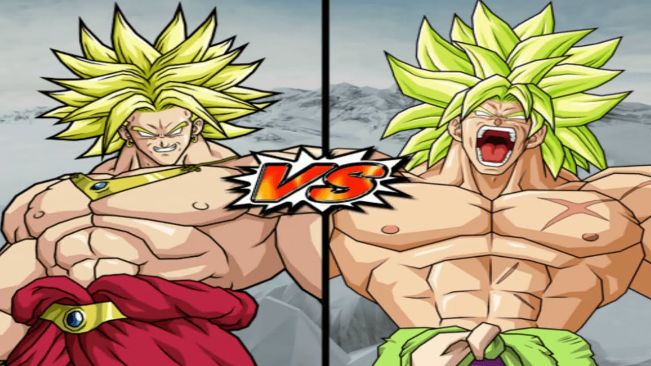 DBS BT4 Broly (Z) VS Broly (Super) - YouTube