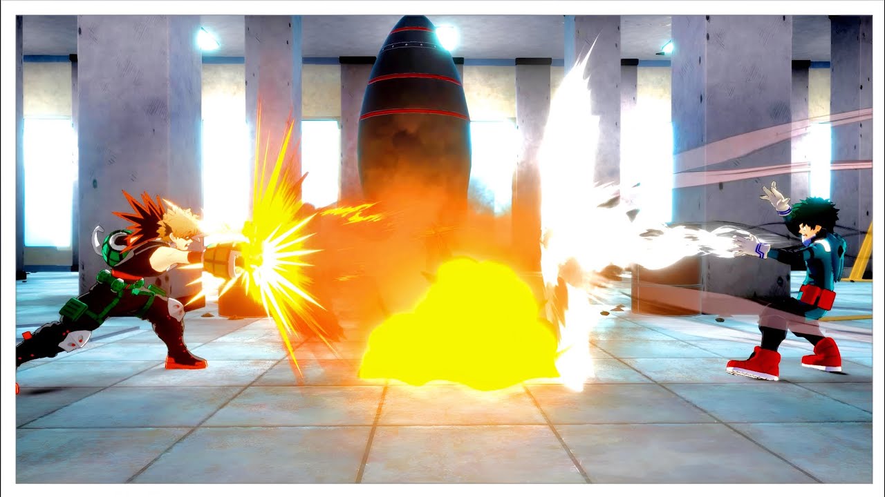 Deku vs Bakugo - Combat Training Rematch - My Hero Academia - YouTube