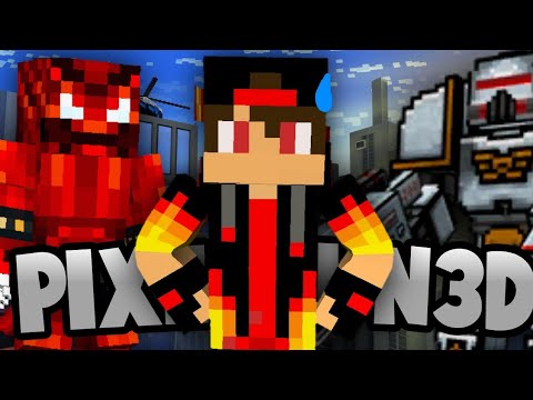 Trío tóxico pixel gun con remblex y mimikyu - YouTube