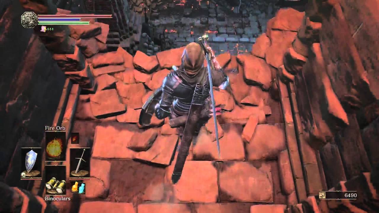 Dark Souls 3 - Estus Shard location in Demon Ruins. - YouTube