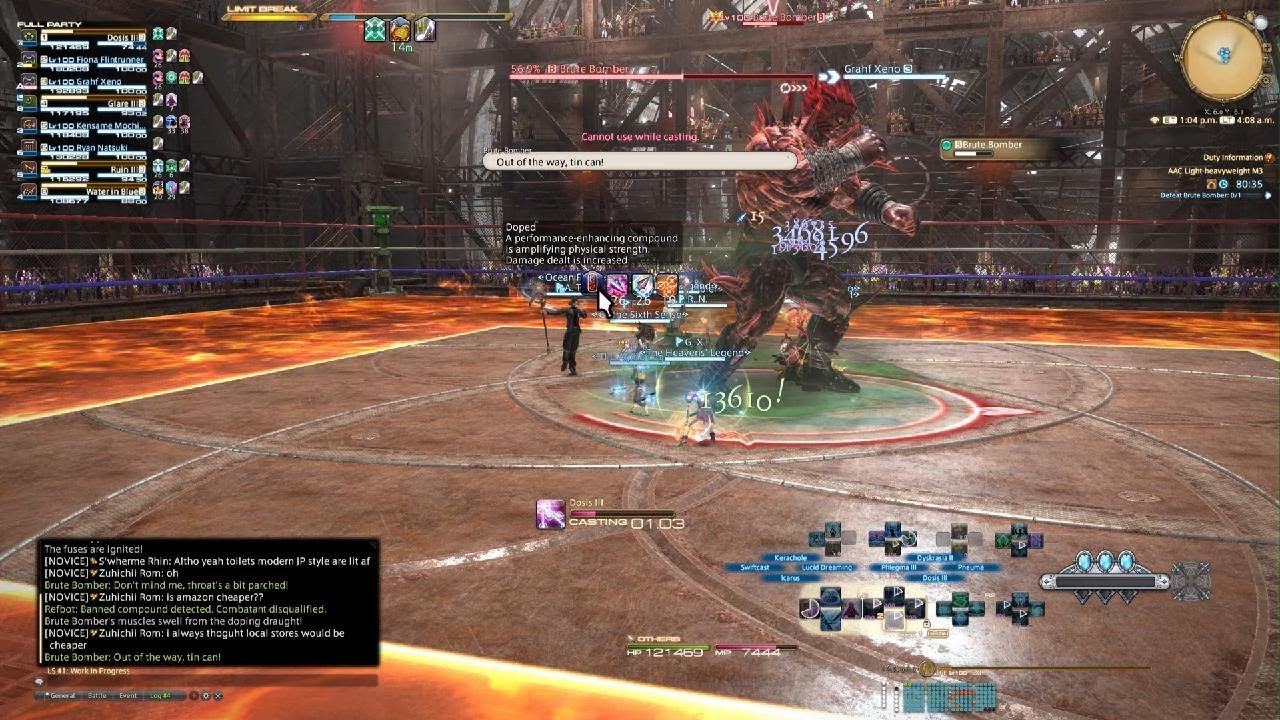 FINAL FANTASY XIV AAC Light-Heavyweight M3 Brute Bomber Normal - YouTube