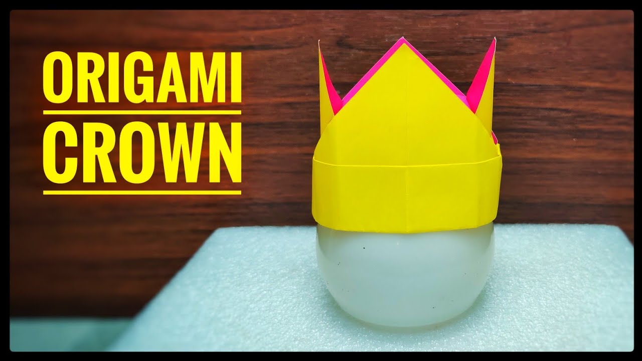 Origami Crown | Origami tutorial | Paper craft - YouTube